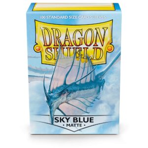 dragon shield - matte sky blue 100