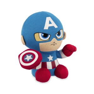 Ty Captain America Plush, Blue/Red/White, Regular