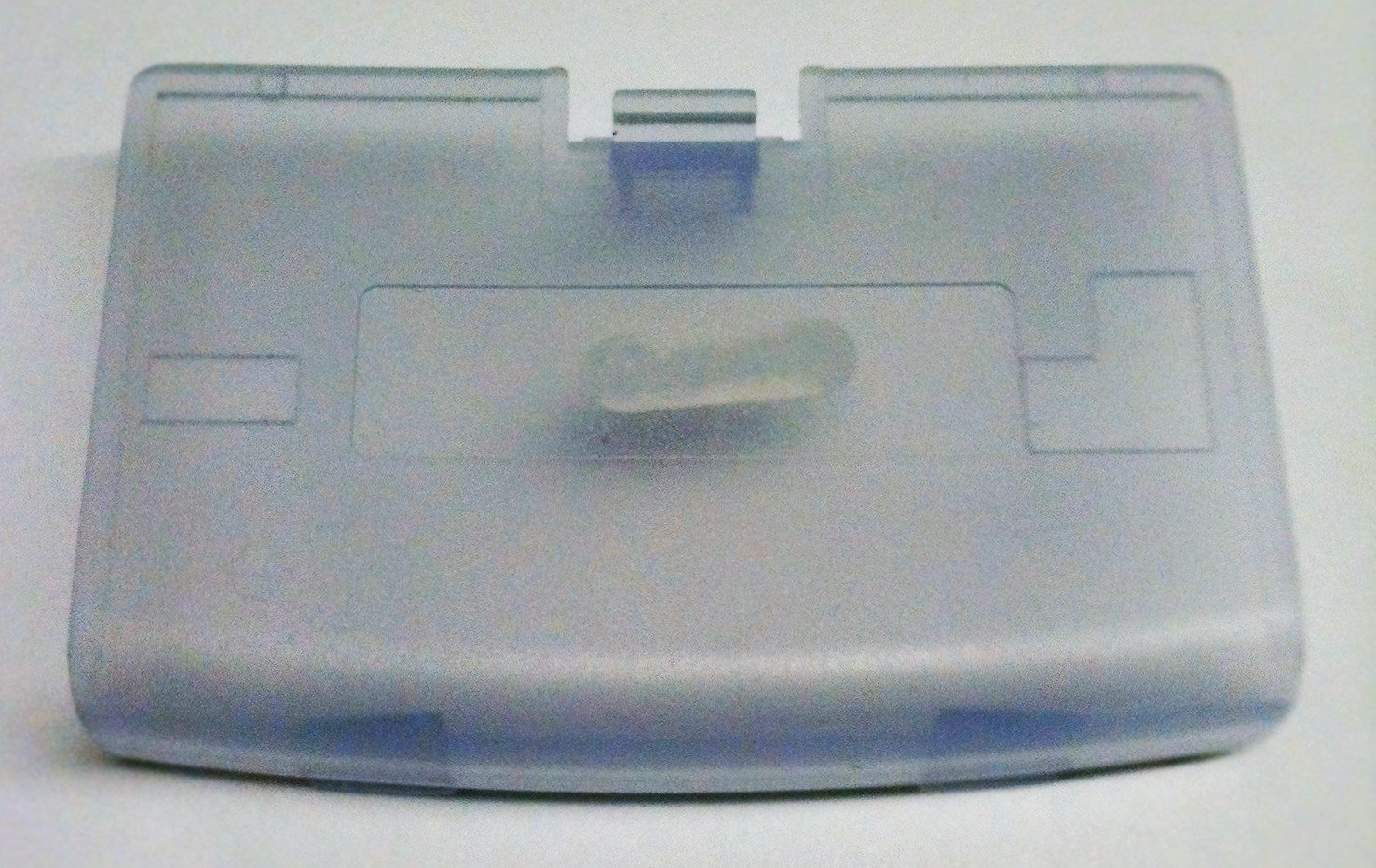 Game Boy Advance Glacier Clear Ice Blue Battery Cover Lid