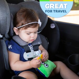 Buckle Toys - Mini Buster Square - Learning Activity Toy - Develop Fine Motor Skills - Sensory Travel Essential for Toddlers 1-3