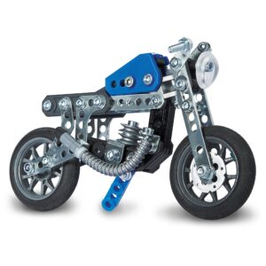 Meccano Erector, 5 in 1 Model Building Set - Motorcycles, 174 Pieces, for Ages 8 and up, STEM Construction Education Toy