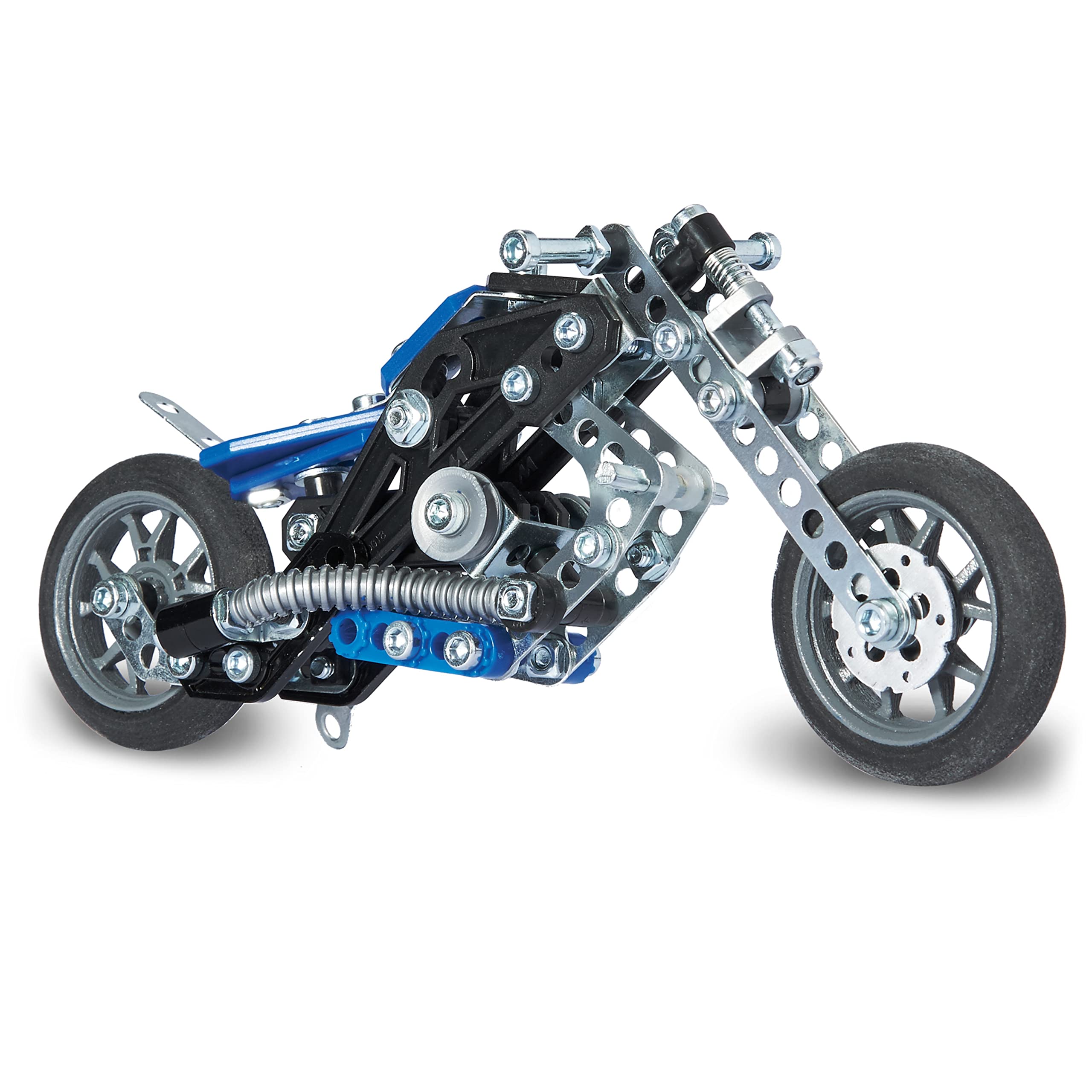 Meccano Erector, 5 in 1 Model Building Set - Motorcycles, 174 Pieces, for Ages 8 and up, STEM Construction Education Toy