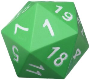 learning advantage™ jumbo 20-sided foam die