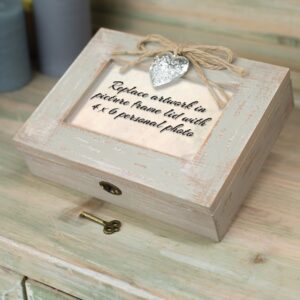 Cottage Garden Mom Your Unconditional Love Natural Taupe Jewelry Music Box Plays Wind Beneath My Wings