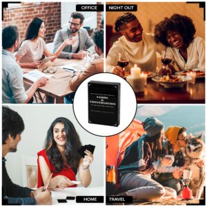 250 Thought Provoking Conversation Cards Game for Family, Friends, Relationships & Coworkers - Icebreaker Dinner Question Cards Game, Great for Road Trips