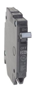 general electric thqp120 circuit breaker, 1-pole 20-amp thin series size: 20 amp, model: thqp120, outdoor & hardware store