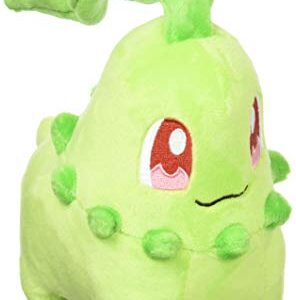 Sanei Pokemon All Star Collection PP40 Chikorita 6" Stuffed Plush, Green