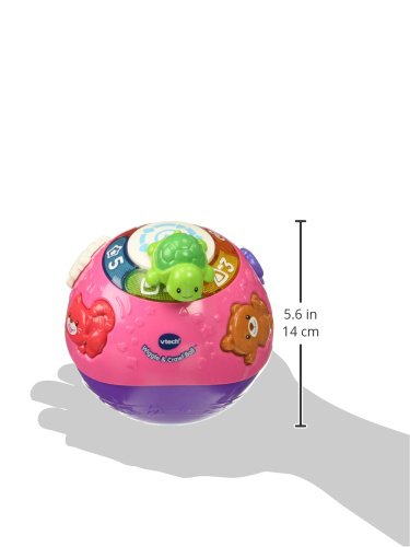 VTech Wiggle and Crawl Ball, Purple