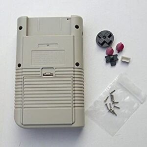 New Full Housing Shell Cover Case Pack with Screwdriver for Gameboy Classic/Original GB DMG-01 Repair Part-Gray