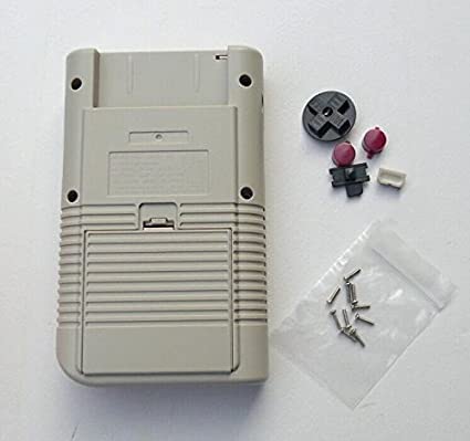 New Full Housing Shell Cover Case Pack with Screwdriver for Gameboy Classic/Original GB DMG-01 Repair Part-Gray