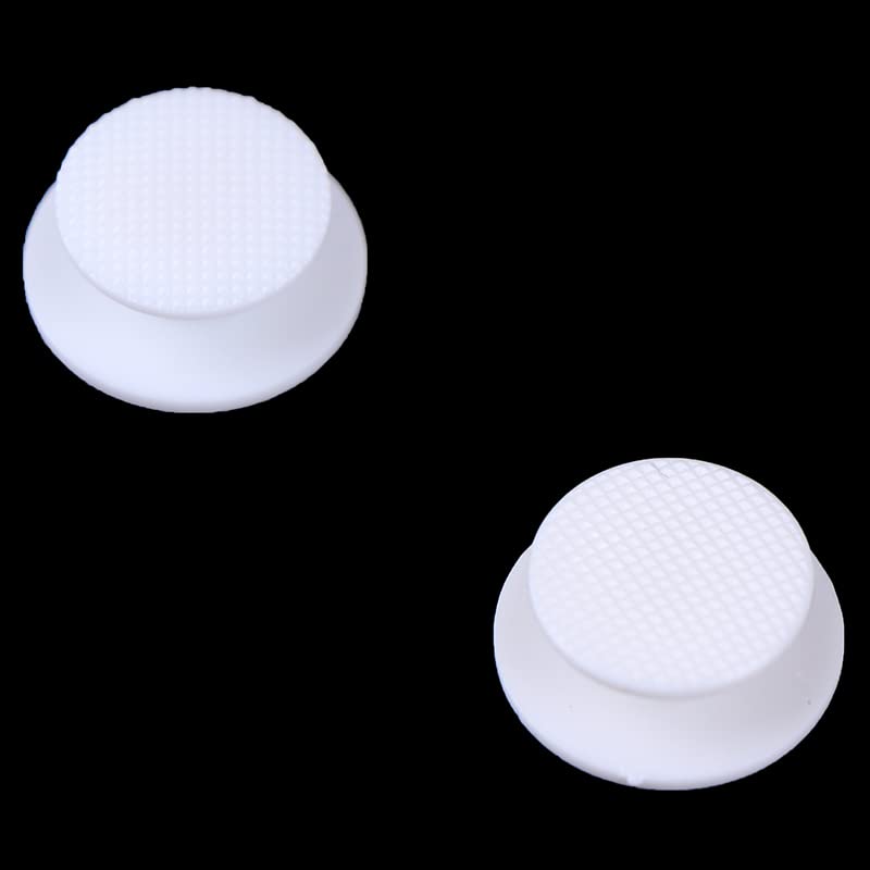 Gametown 2 PCS Analog Joystick Stick Button Controller Cap Thumbstick for PSP 2000 3000 2004 3004 Slim & Lite (White)