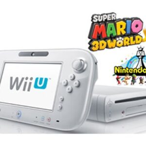 Wii U Deluxe Set 32GB White Limited Edition with Super Mario 3D World and Nintendo Land (Renewed)