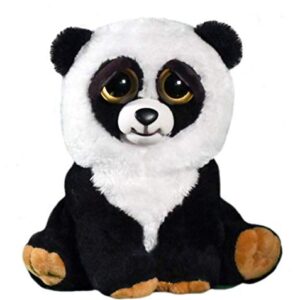 Feisty Pets Black Belt Bobby Plush Stuffed Panda That Turns Feisty with a Squeeze