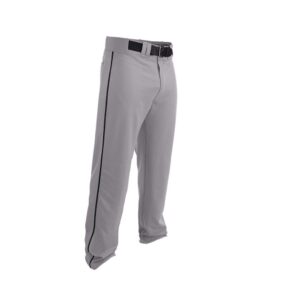 easton rival 2 baseball pant, adult, xlarge, grey/black