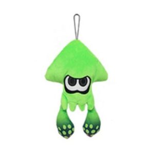 little buddy usa 1471 splatoon lime green inkling squid plush, 9"