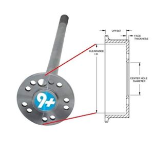 Speedway Motors Complete Rear-End Bolt-On Disc Brake Kit Conversion, Universal Kit Fits Ford 8 or 9 Inch, Complete Kit for Easy Installation to Increase Stopping Power