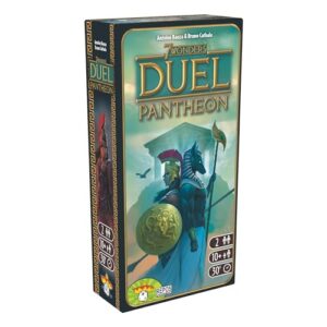 7 wonders duel pantheon board game expansion | 2 player game | strategy board game | civilization board game for game night | board game for couples | ages 10+ | made by repos production