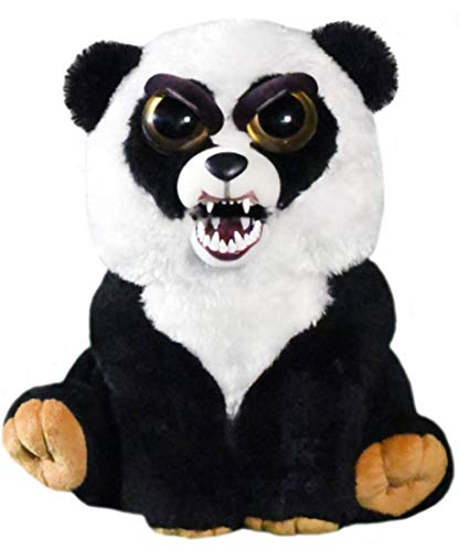 Feisty Pets Black Belt Bobby Plush Stuffed Panda That Turns Feisty with a Squeeze