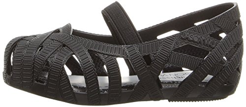 Mini Melissa Baby-Girl's Jean + Jason WU Ballet Flat, Black, 5 Regular US Toddler