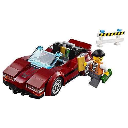 LEGO City Police High-Speed Chase 60138 Building Toy with Cop Car, Police Helicopter, and Getaway Sports Car (294 Pieces)