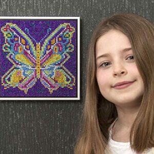 Sequin Art Diamond Butterfly Sparkling Arts & Crafts Picture Kit