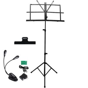 chromacast folding music stand performance pack (cc-mstand-kit-1)