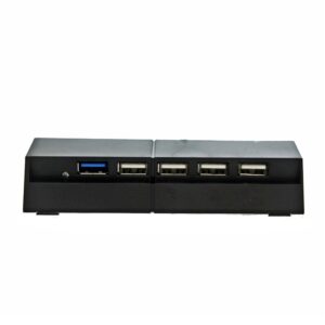 rocksoul ps-usbhub5 usb hub, black - playstation 4