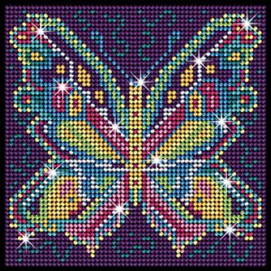 Sequin Art Diamond Butterfly Sparkling Arts & Crafts Picture Kit