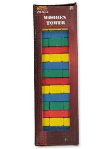 real wood games color wooden tower game