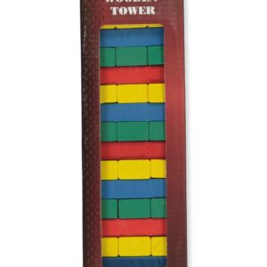 Real Wood Games Color Wooden Tower Game