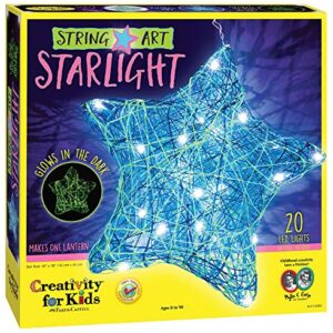 Creativity for Kids String Art Star Light Craft Kit - Create a DIY String Art Star Lantern - Projects for Kids