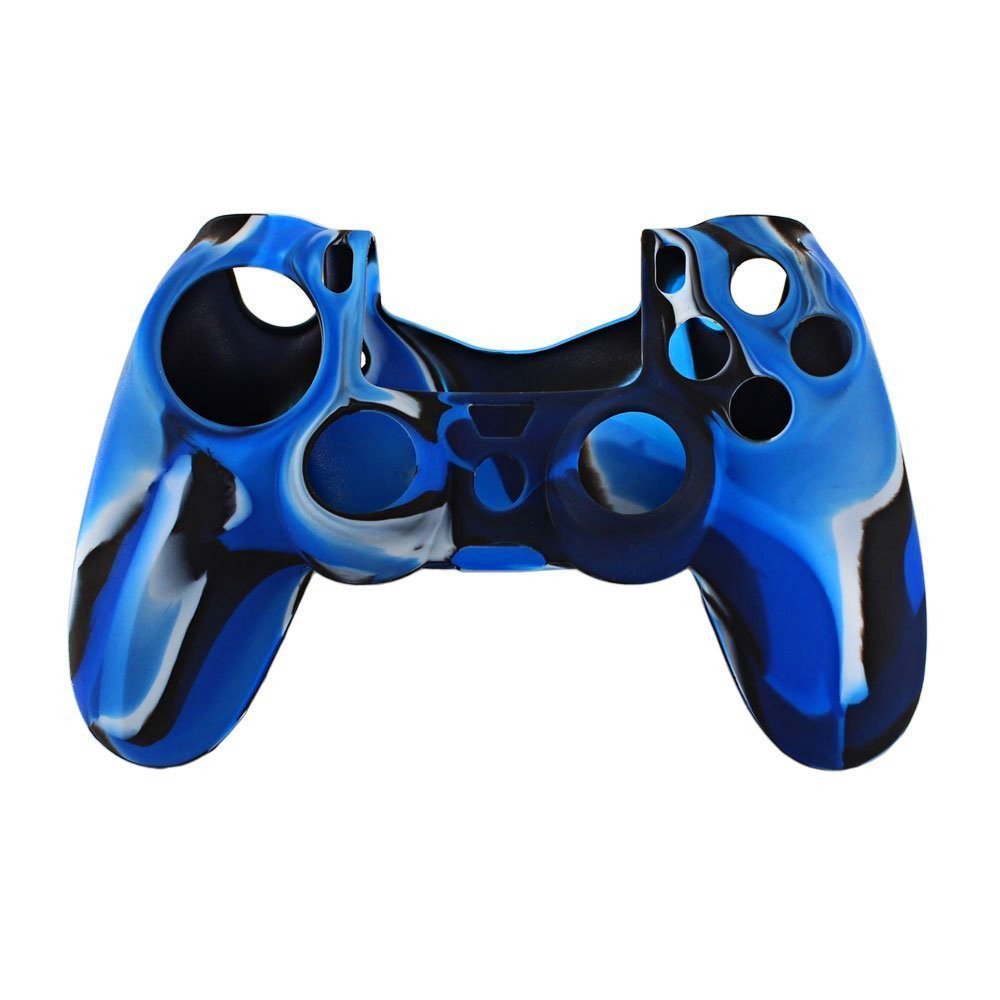 Silicone PS4 Controller Skin, 4 Pack Camouflage Protective Cover for Sony Playstation 4 PS4/PS4 Slim/PS4 Pro Controller (4 Pack)