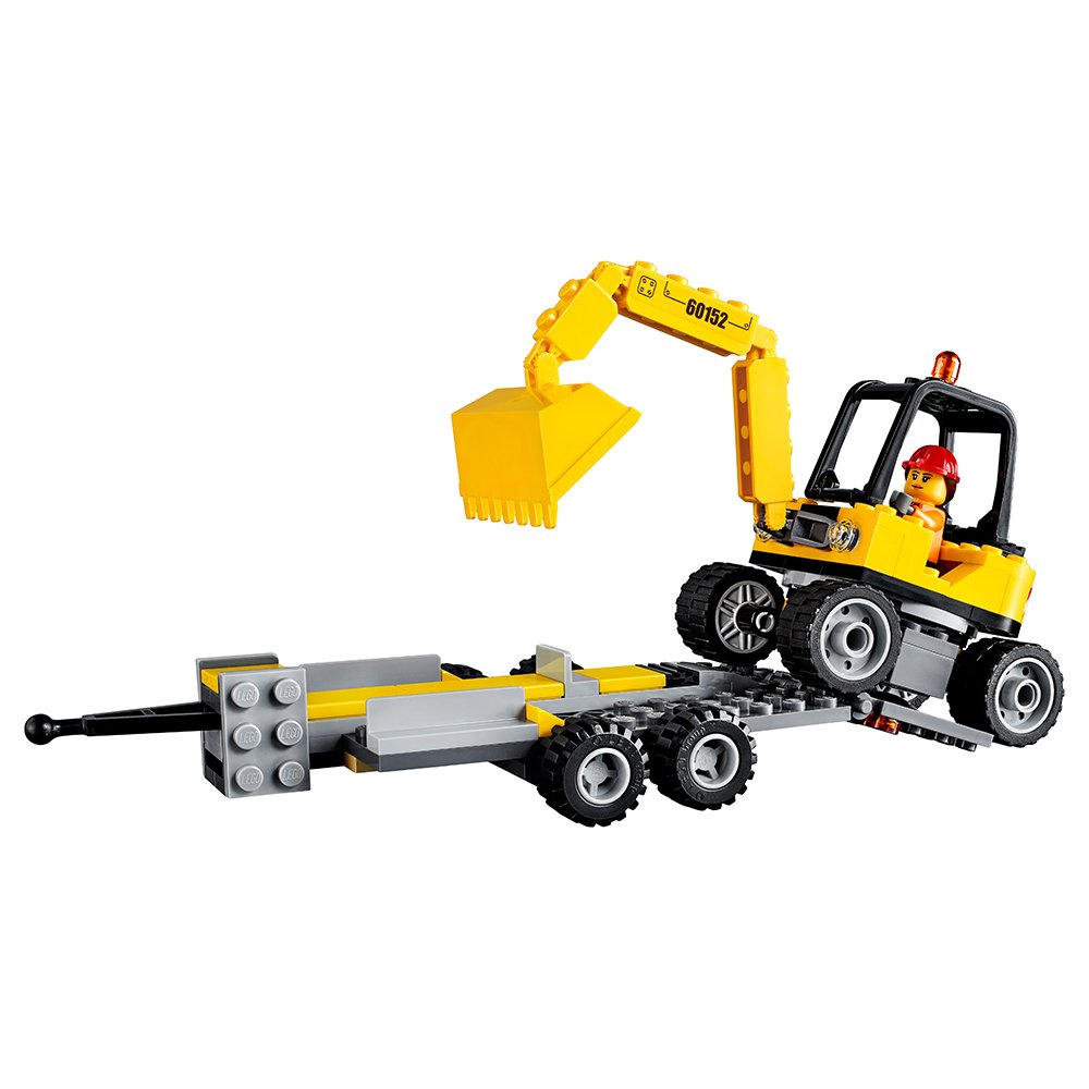 LEGO City Great Vehicles Sweeper & Excavator 60152 Building Toy