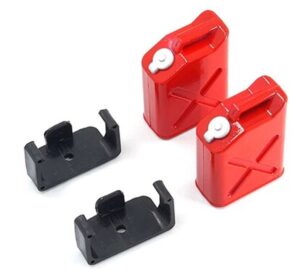 lafeina 2 pcs 1/10 scale rc crawler accessory mini fuel tank for 1:10 rc rock crawler truck d90 scx10 trx4