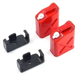 LAFEINA 2 PCS 1/10 Scale RC Crawler Accessory Mini Fuel Tank for 1:10 RC Rock Crawler Truck D90 SCX10 TRX4