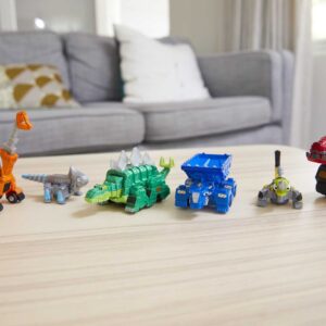 Mattel Dinotrux Multipack with 6 Character Toy Cars, Half Dinosaur & Half Construction Vehicle, Includes Ty Rux, Ton-Ton & Skya