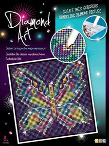 sequin art diamond butterfly sparkling arts & crafts picture kit