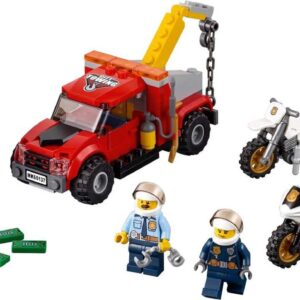 LEGO City Police Tow Truck Trouble 60137 Building Toy (144 Pieces)