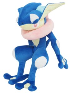 sanei pokemon all star collection pp50 greninja 9"" stuffed plush, blue