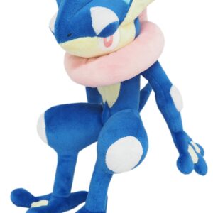 Sanei Pokemon All Star Collection PP50 Greninja 9"" Stuffed Plush, Blue