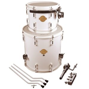 sawtooth command series extension tom pack - includes: 8" tom & 14" floor tom, white