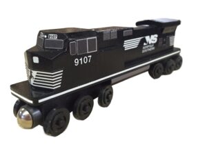 whittle shortline railroad norfolk southern c-44 diesel engine toy train