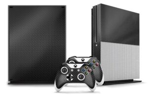 247 skins graphics kit sticker decal compatible with xbox one s and wireless controllers - carbon