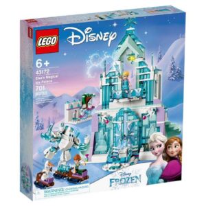 lego disney frozen elsa's magical ice palace 43172 toy castle building kit with mini dolls, castle playset with popular frozen characters including elsa, olaf, anna and more (701 pieces)