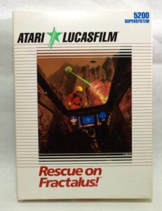 rescue on fractalus! - atari 5200 supersystem