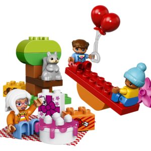 LEGO DUPLO My Town Birthday Party 10832, Preschool, Pre-Kindergarten Large Building Block Toys for Toddlers