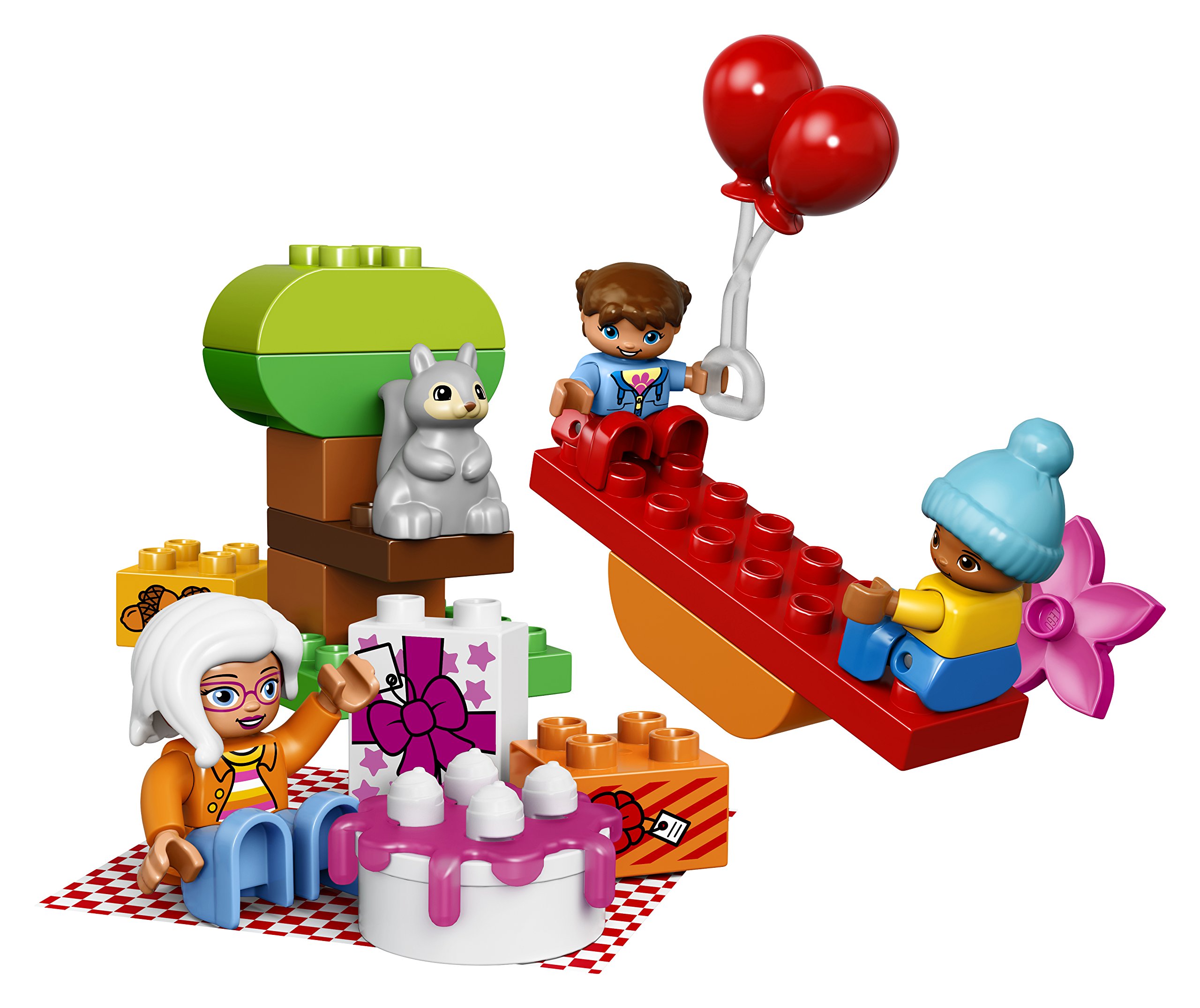 LEGO DUPLO My Town Birthday Party 10832, Preschool, Pre-Kindergarten Large Building Block Toys for Toddlers