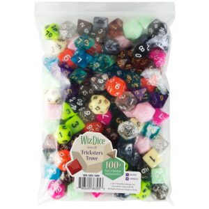 Wiz Dice Series II - DND Dice Set (105 Dice, 15 Sets of 7 Unique Colors) - Perfect DND Gifts - Role Playing Dice DND Accessories for TTRPG MTG Dice Games -D&D Dice Game Sets in Unique Finishes