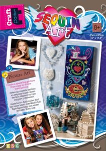 sequin art craft teen love sparkling arts & crafts picture kit