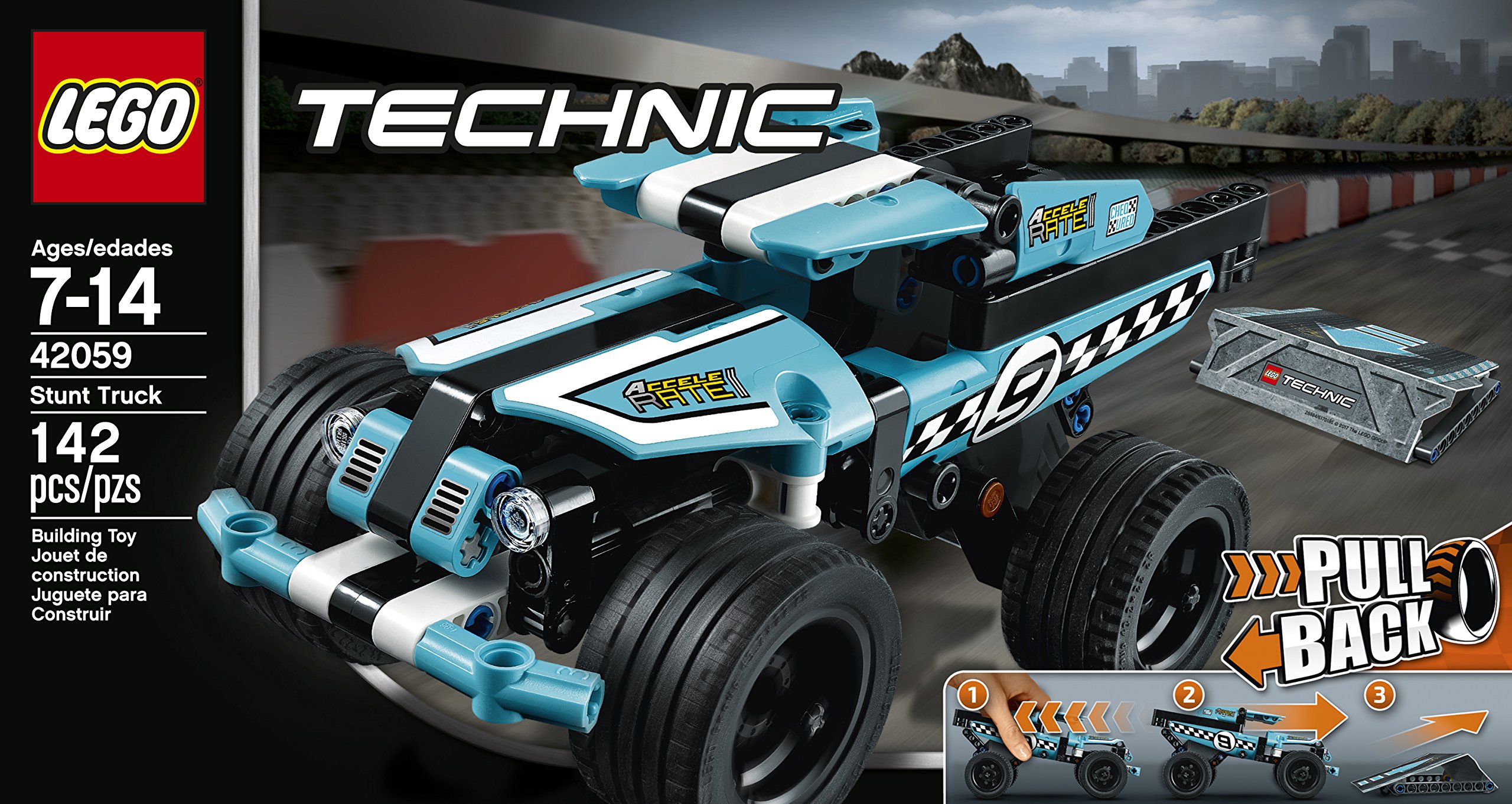 LEGO Technic Stunt Truck 42059 Vehicle Set, Building Toy